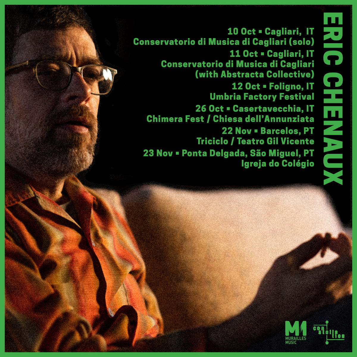 Eric Chenaux Live [Solo & Trio, Summer & Fall 2024] – Constellation